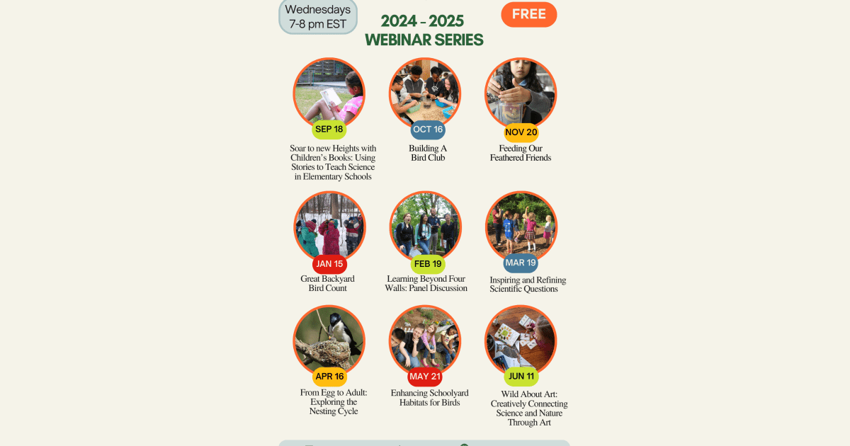 Cornell Lab’s K–12 Education FREE 2024–2025 Webinar Series | eePRO