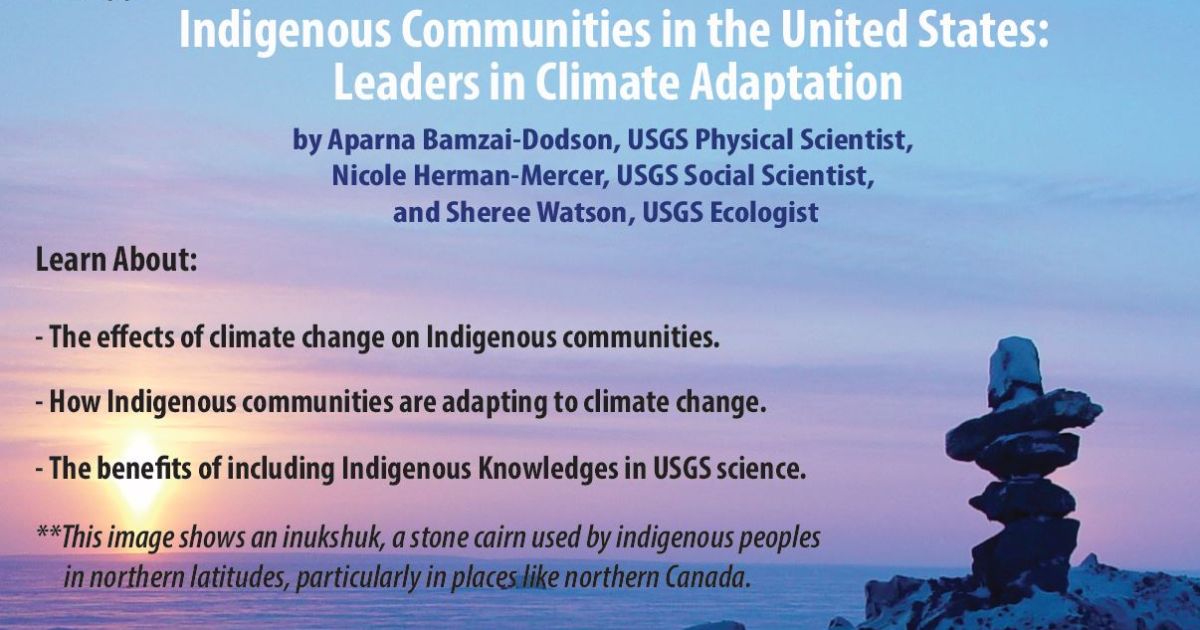 Indigenous Communities in the United States: Leaders in Climate ...