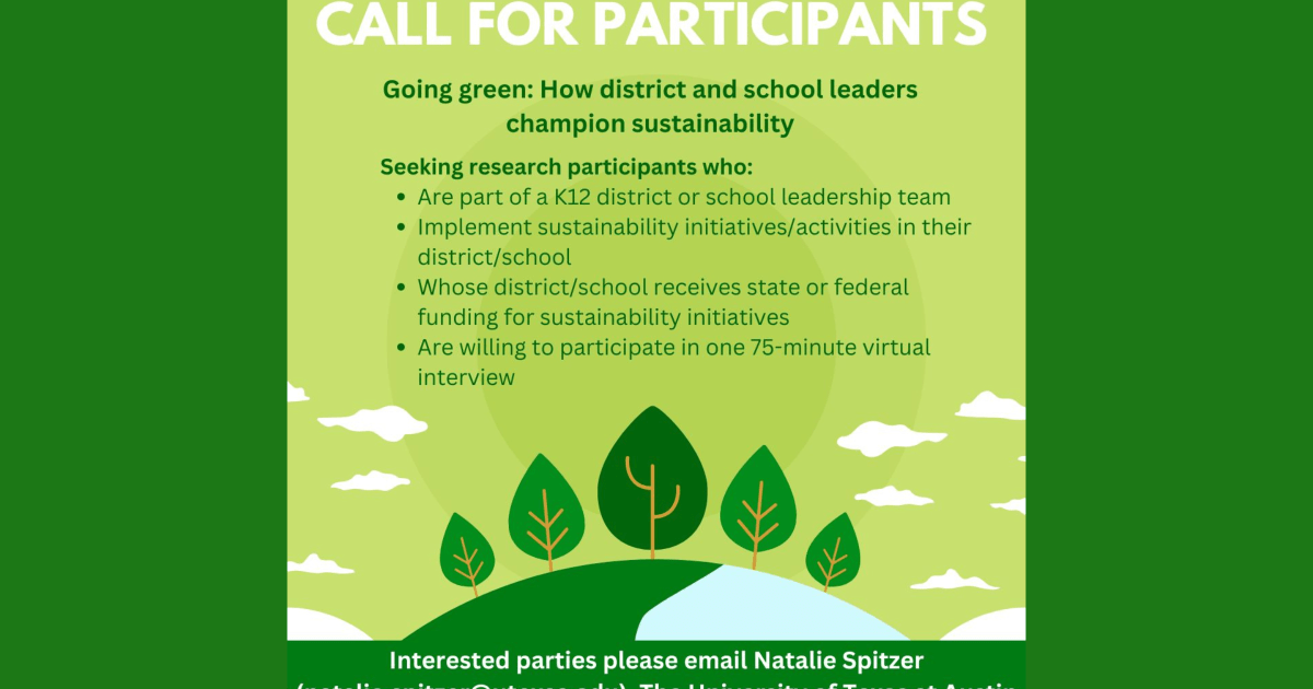 Call for Research Participants: K–12 School & District Leaders in ...