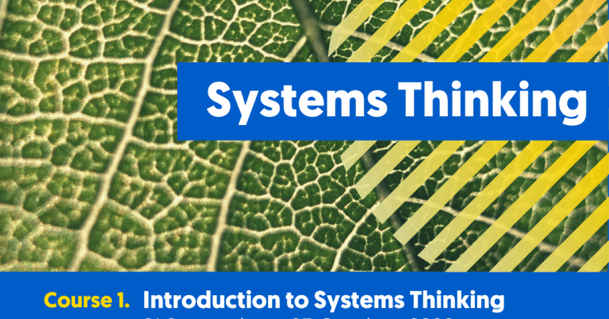 Introduction to Systems Thinking | eePRO